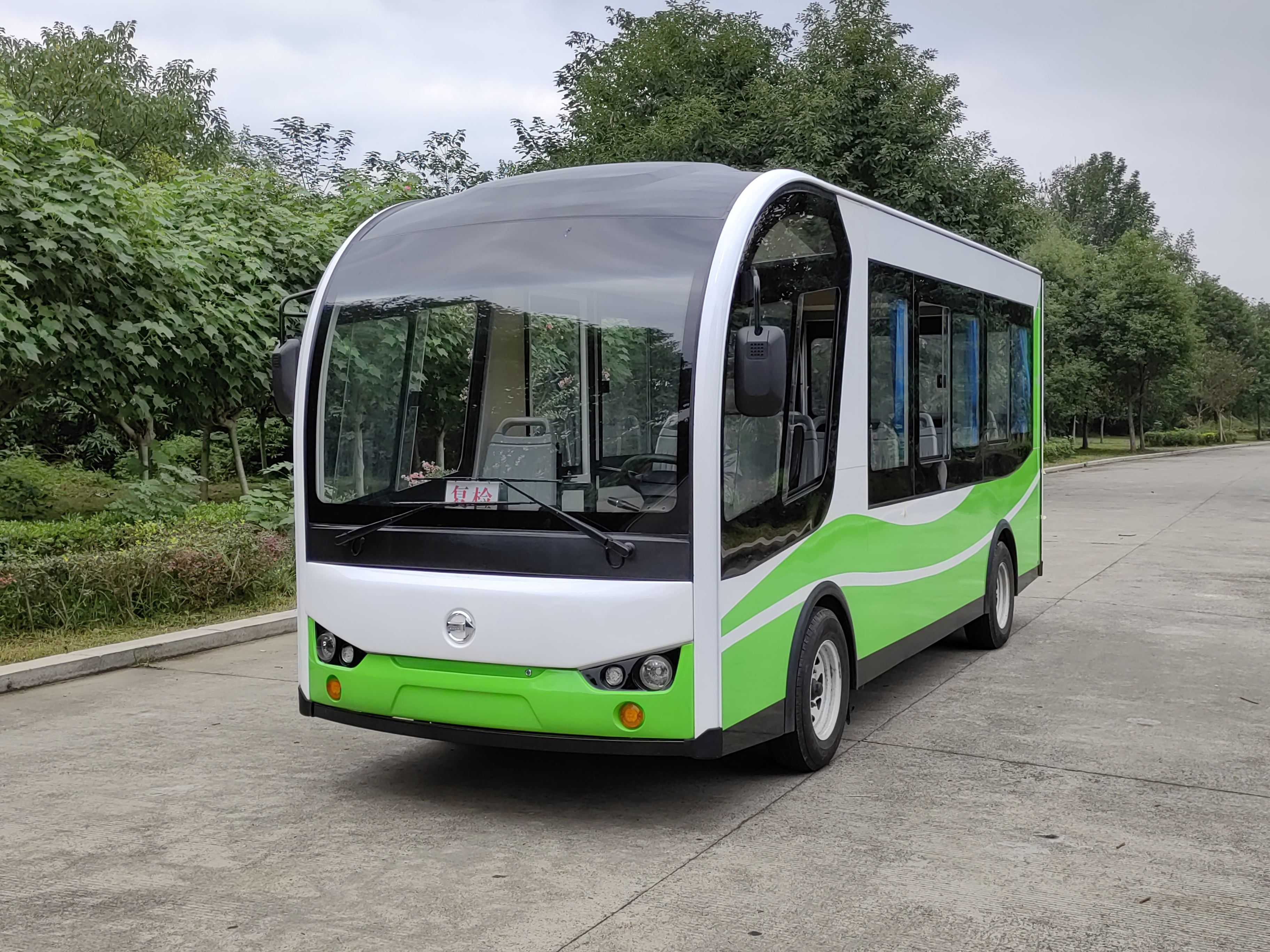 220V Long Range 17 Seats School Mini Electric Bus