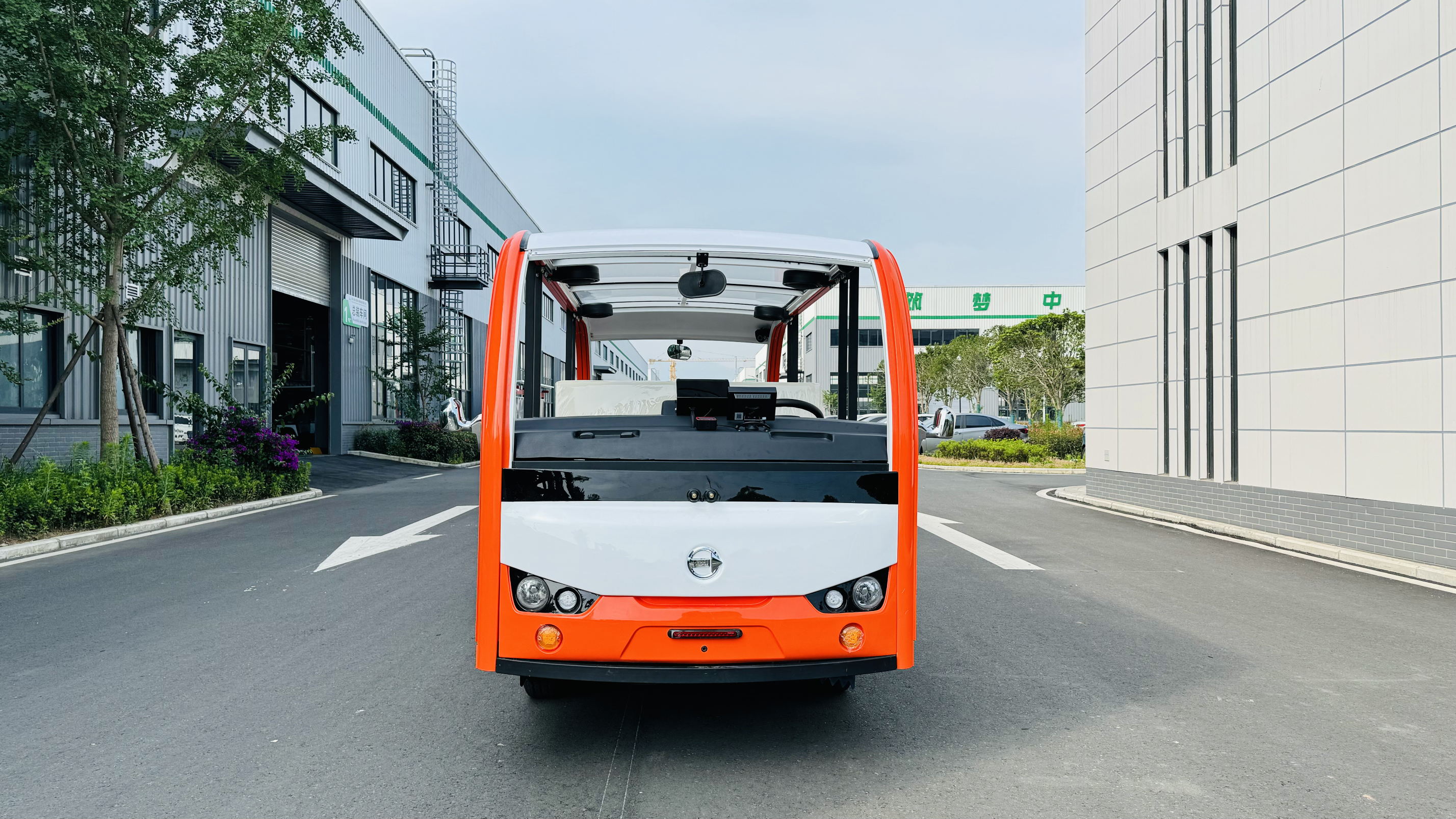Beautiful New Style Electric Double-haed Car with 10 Seats